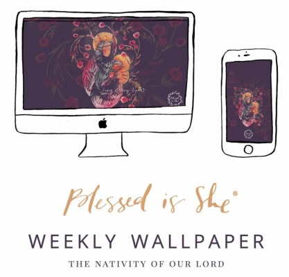 Blessed Is She Wallpepr - 1356x1135 Wallpaper - teahub.io