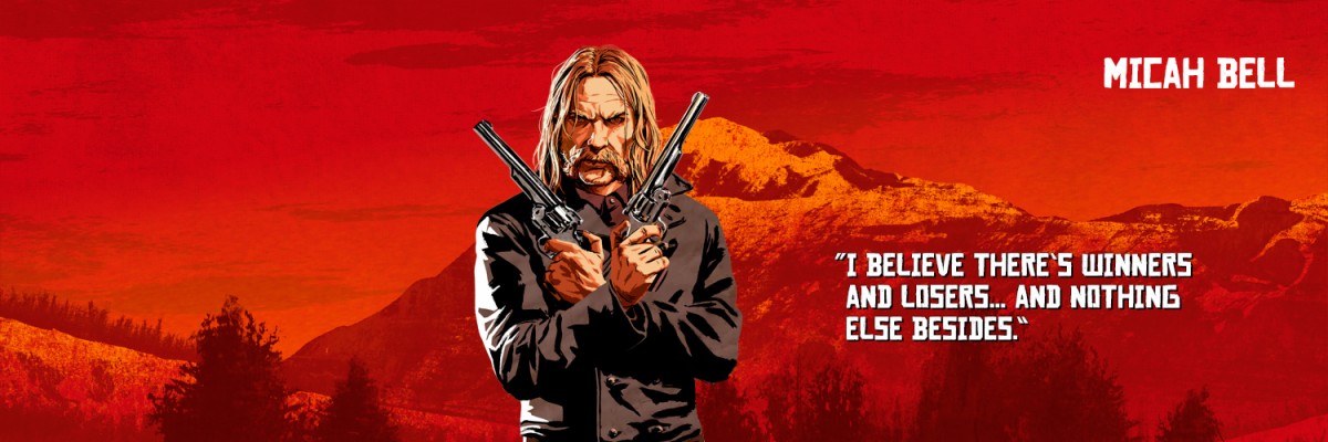 Red Dead Redemption 2 Micah - 1500x500 Wallpaper - teahub.io