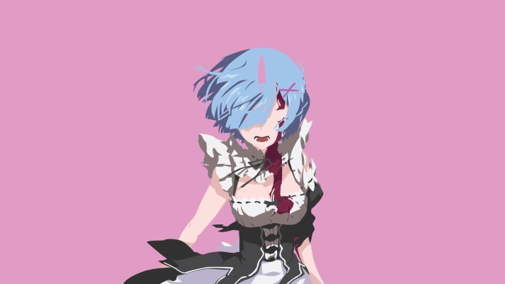 Zero, Rem, Smile, Face Portrait - Rem Re Zero Smile - 1920x1080 ...
