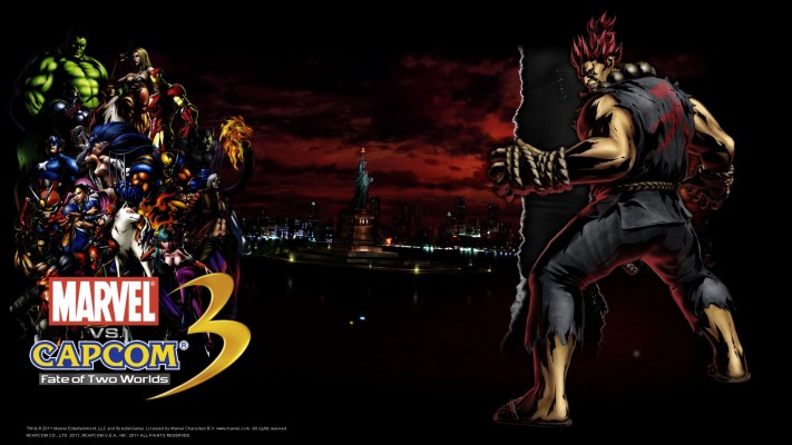 Akuma - Marvel Vs Capcom Ghost And Goblins - 1920x1080 Wallpaper ...