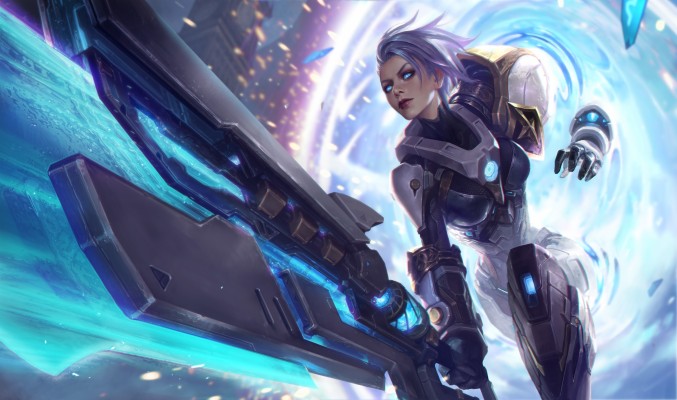 Riven, Lol, 4k, - Valiant Sword Riven Splash Art - 3840x2160 Wallpaper ...