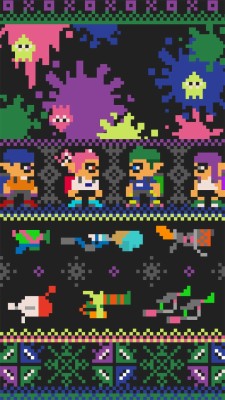 Splatoon Christmas - 720x1280 Wallpaper - teahub.io
