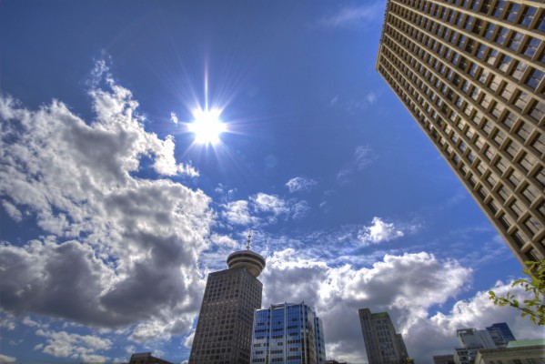 Sky Clouds City Architecture Buildings Sun Urban Cityscape - Sky ...