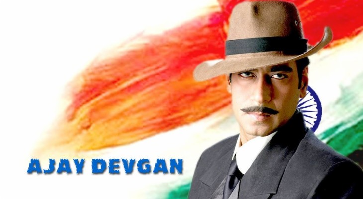 Bhagat Singh Photos Wallpapers - Ajay Devgan - 1021x559 Wallpaper ...