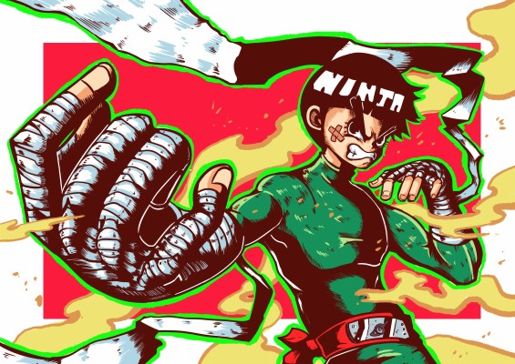 Rock Lee Minimal Art - 4961x7016 Wallpaper - teahub.io