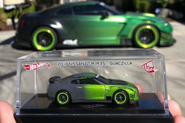 Guaczilla Tanner Fox Hot Wheels Custom (Nissan GTR Godzilla) | atelier ...