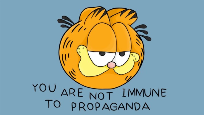 Garfield You Are Not Immune To Propaganda - 1920x1080 Wallpaper - teahub.io