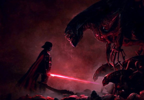 Darth Vader Vs Alien - 1920x1080 Wallpaper - teahub.io