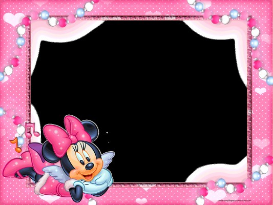 Minnie Mouse Border Design - 1000x1000 Wallpaper - teahub.io