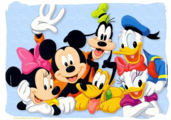 Mickey Mouse Disney - Group Of Disney Characters - 1035x724 Wallpaper ...