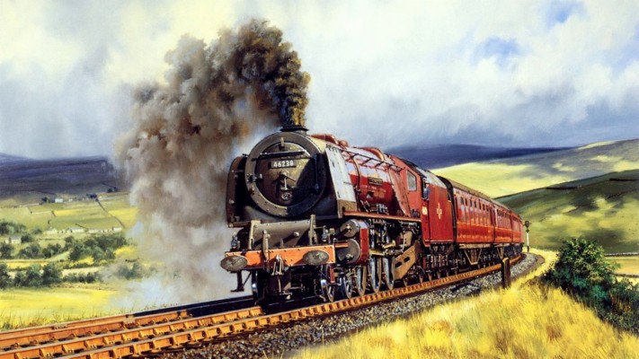 High Resolution Train Hd 1080p Background Id - Steam Train Background ...