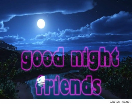 Good Night Wallpaper Friends - Good Night All My Friends - 1920x1200 ...