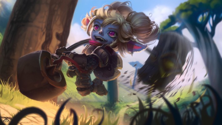 Cute Poppy League Of Legends - 1920x1080 Wallpaper - teahub.io