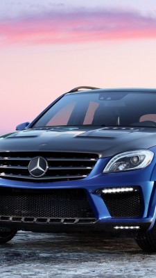 Wallpaper Mercedes Benz, Street, Cars - Mercedes Benz Blue Suv ...