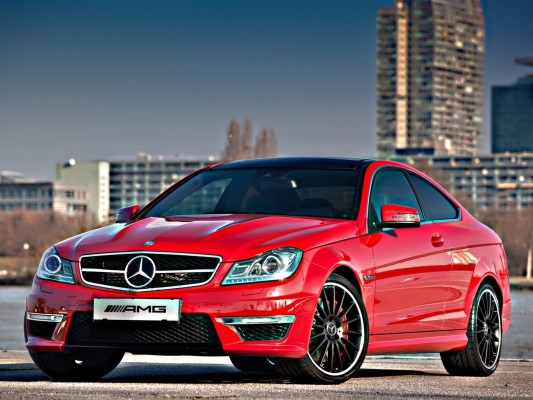 Mercedes C63 Amg Red 2012 - 1920x1440 Wallpaper - teahub.io