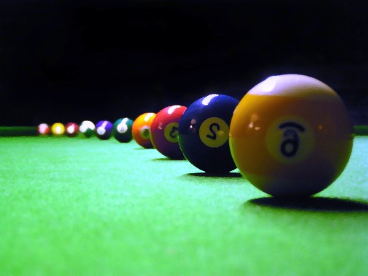 Pool Billiard Wallpaper Balls Lined Up - Billiard Ball - 1024x768 ...
