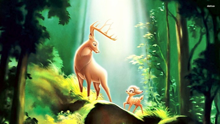 Bambi Wallpapers - Nature With Animals Paintings - 1280x804 Wallpaper ...