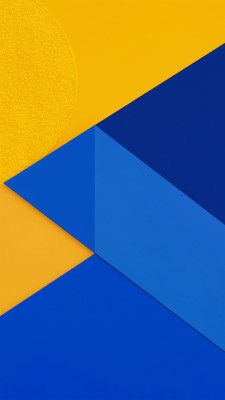 Android Marshmallow New Blue Yellow Pattern Android - Blue And Yellow ...