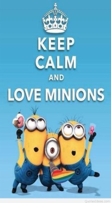 Keep Calm Minion - 640x1163 Wallpaper - teahub.io