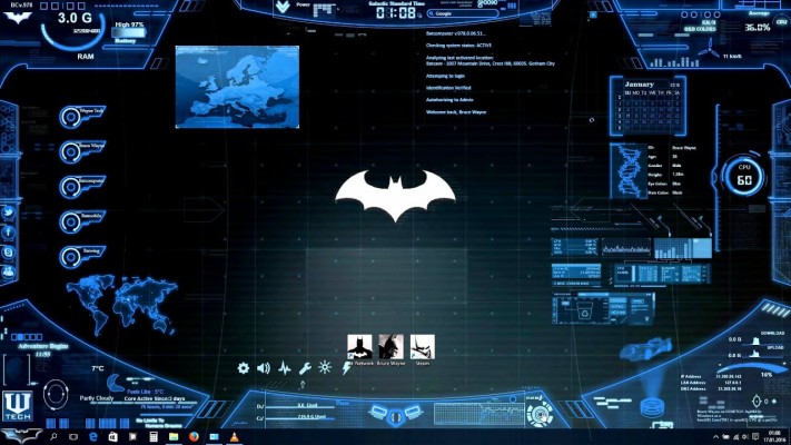 Batcomputer Wallpaper Hd - 1920x1080 Wallpaper - teahub.io