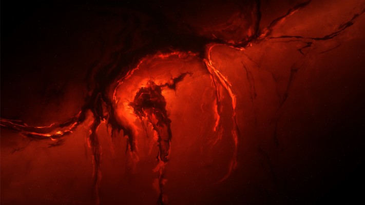 Abstract Red Space - 2560x1440 Wallpaper - teahub.io