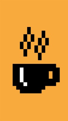 8 Bit Coffee Icon - 1242x2208 Wallpaper - teahub.io