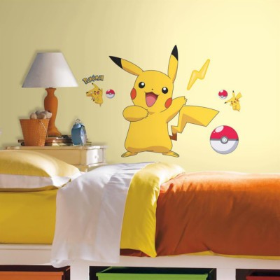 Pikachu Wall Sticker - 1600x1600 Wallpaper - teahub.io