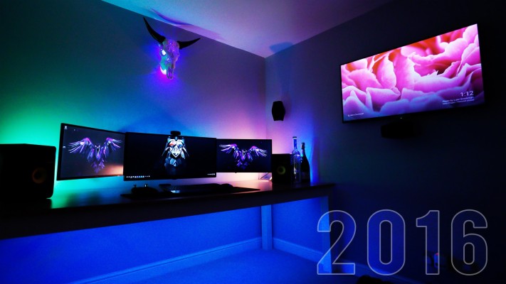Blue Gaming Setup - 1080x1080 Wallpaper - teahub.io