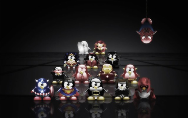 Tux Reading - Linux Penguin Vs Windows - 1280x960 Wallpaper - teahub.io